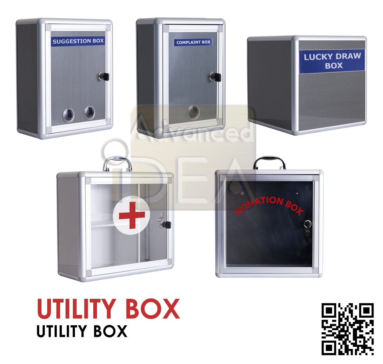 Utility Box ( Lucky Draw Box - Size : 300(W)x300(D)x300(H) [MM] ) - # ...