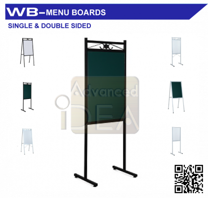 Menu Boards - Steel / Wooden Framed ( Classic Menu Board "A" - Double ...