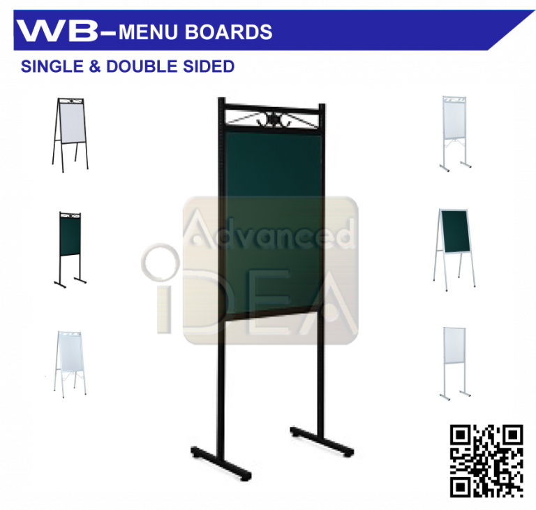 Menu Boards ( Deluxe Menu Board "A" - Single Sided - Steel Frame - Size ...