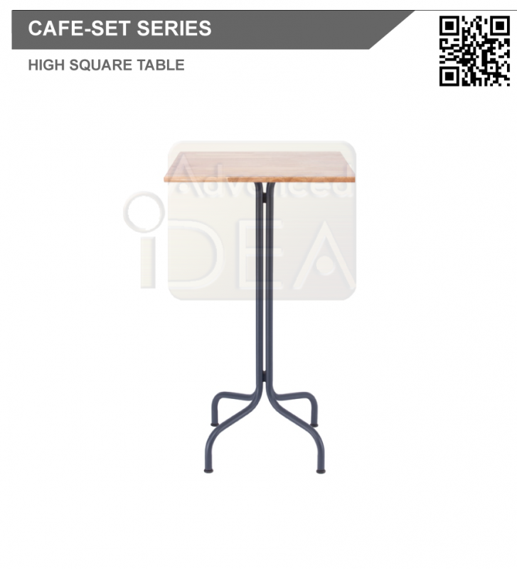Cafe - Set Series (Cafe High Square Table-Size : 600(W) x 600(D) x 1050 ...