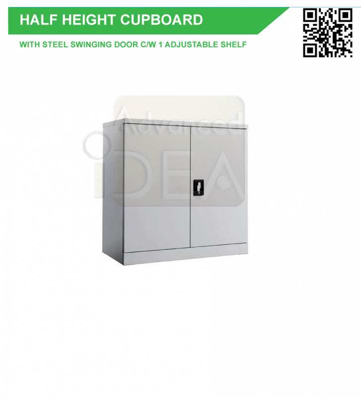 Cupboard ( Half Height Cupboard With Steel Swinging Door c/w 1 Adj ...