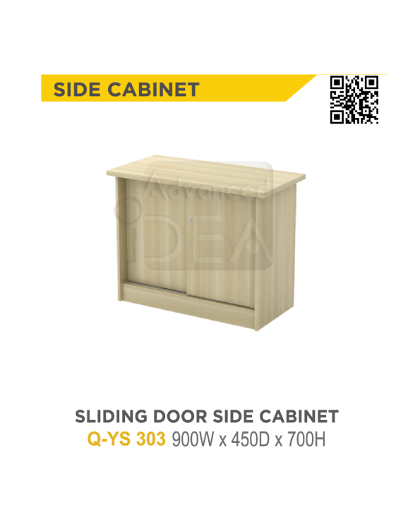 Sliding Door Side Cabinet EX-YS303 - #advancedidea | online furniture store
