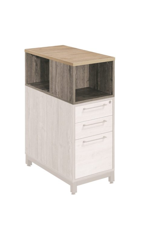 Twin Standard Height Desk with Fixed Pedestal MX2-HD1870 - # ...