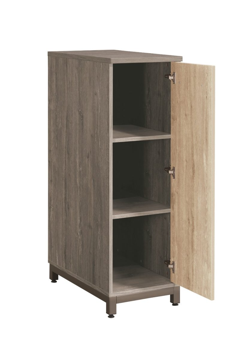Single Medium Height Cabinet with Wooden Door MX2-SMHC1280 - # ...