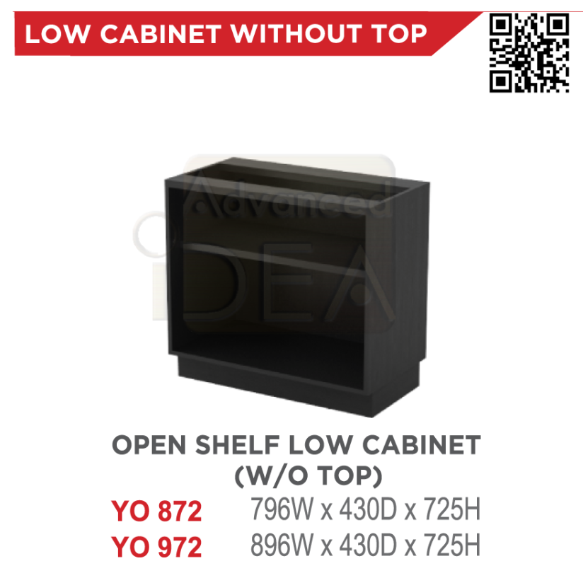 Open Shelf Low Cabinet (W/O Top) T2-YO72 - #advancedidea | online ...